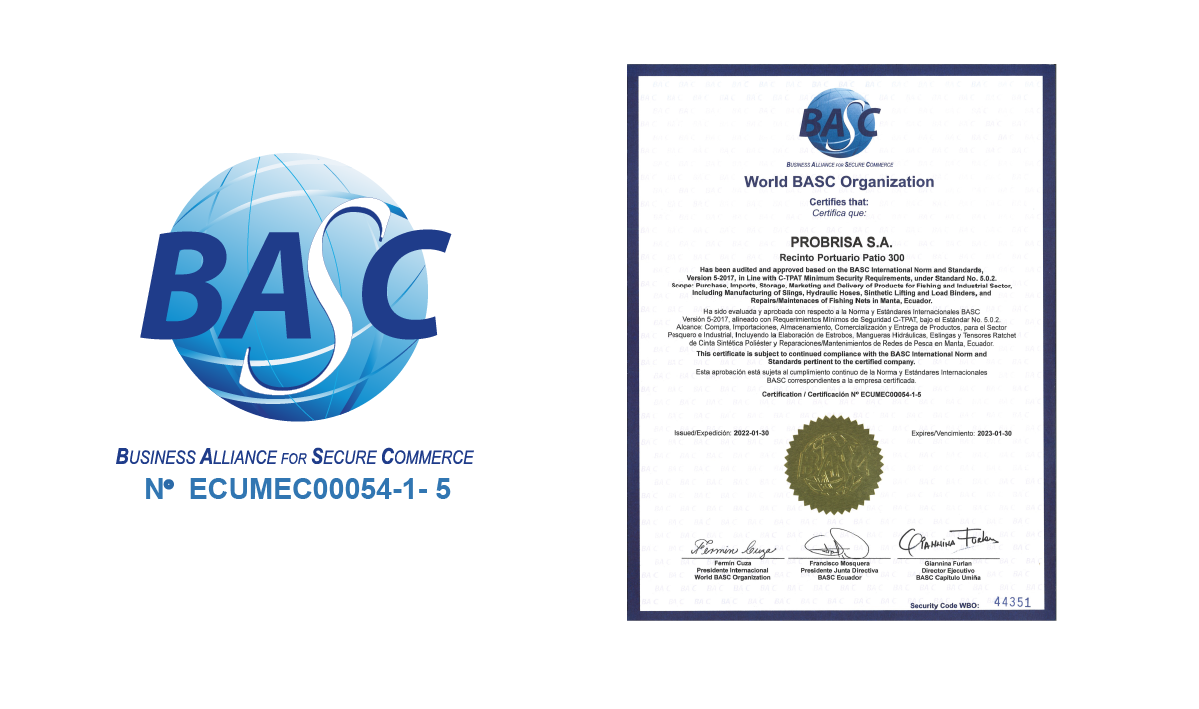 Certificaciones | Probrisa